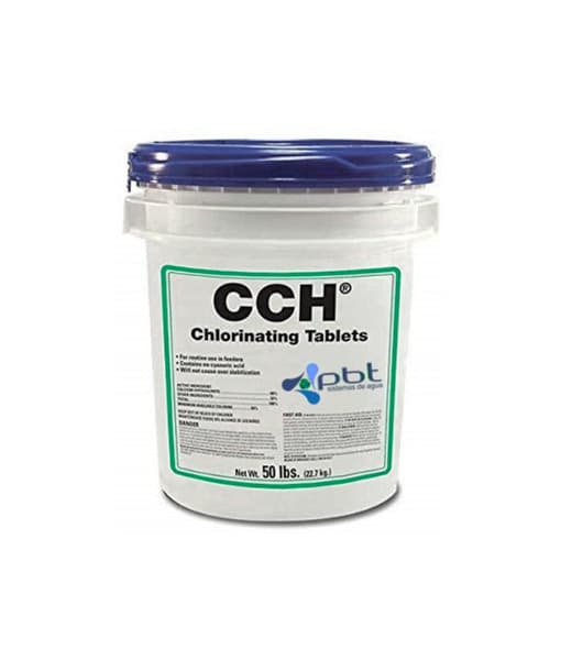 Hipoclorito de calcio CCH tabletas de 3″ – HidroShop.mx